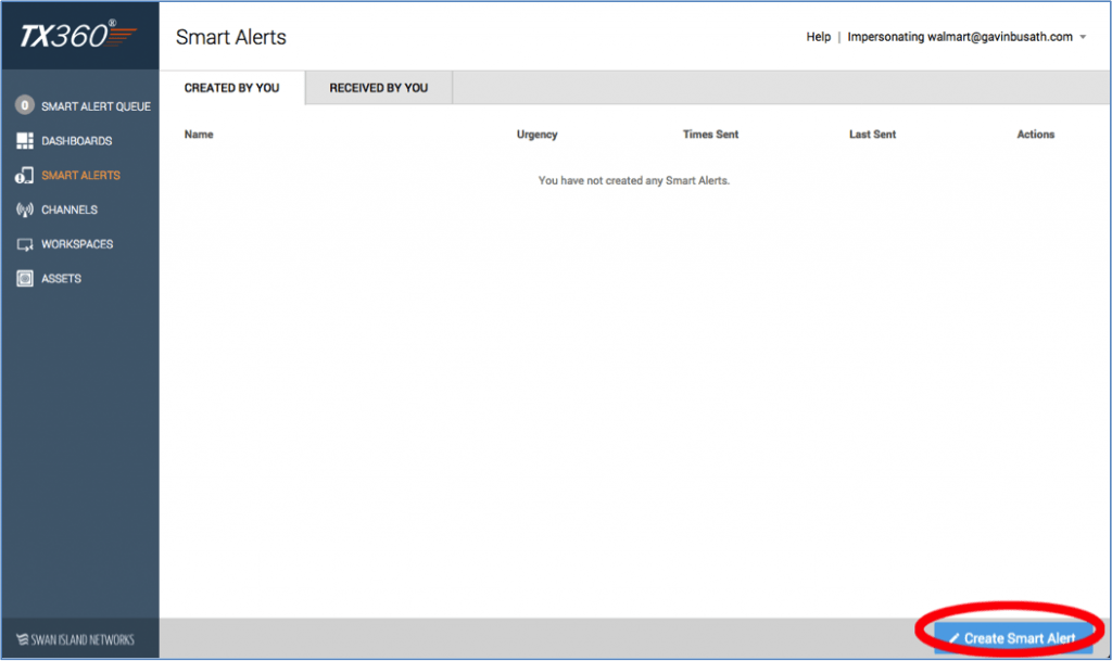 QUICKSTART GUIDE: Setting Up a Smart Alert Workflow - Swan Island Networks